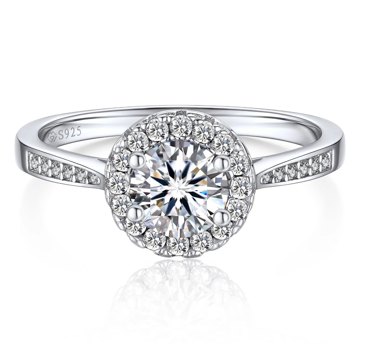 Moissanite Rings & GRA Lab Diamond 925 Silver | Lady is Beauty – Lady ...